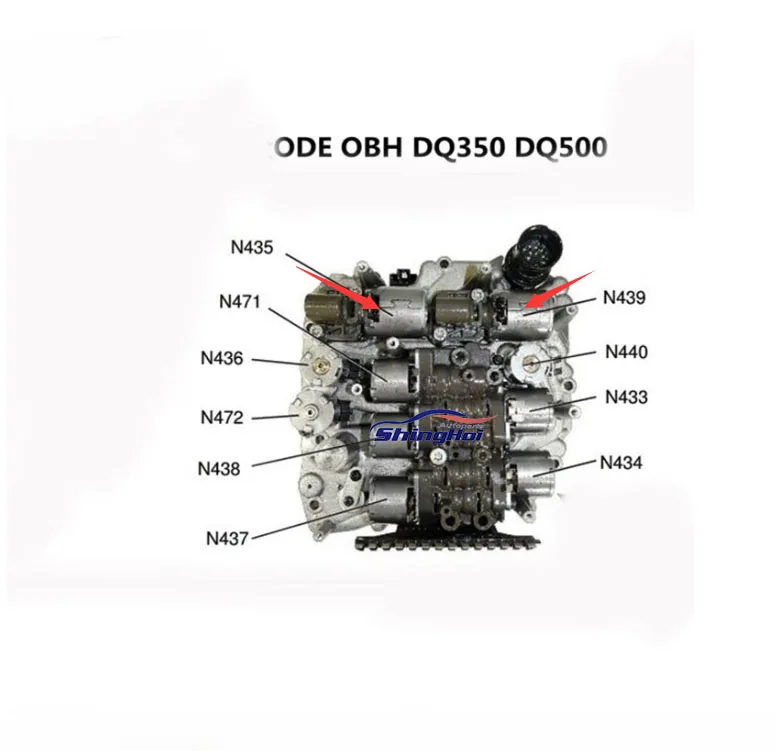 N436 N440 N439 N435 N215 N216 Transmission Vfs Solenoid For 0b5 0bh 02e ...