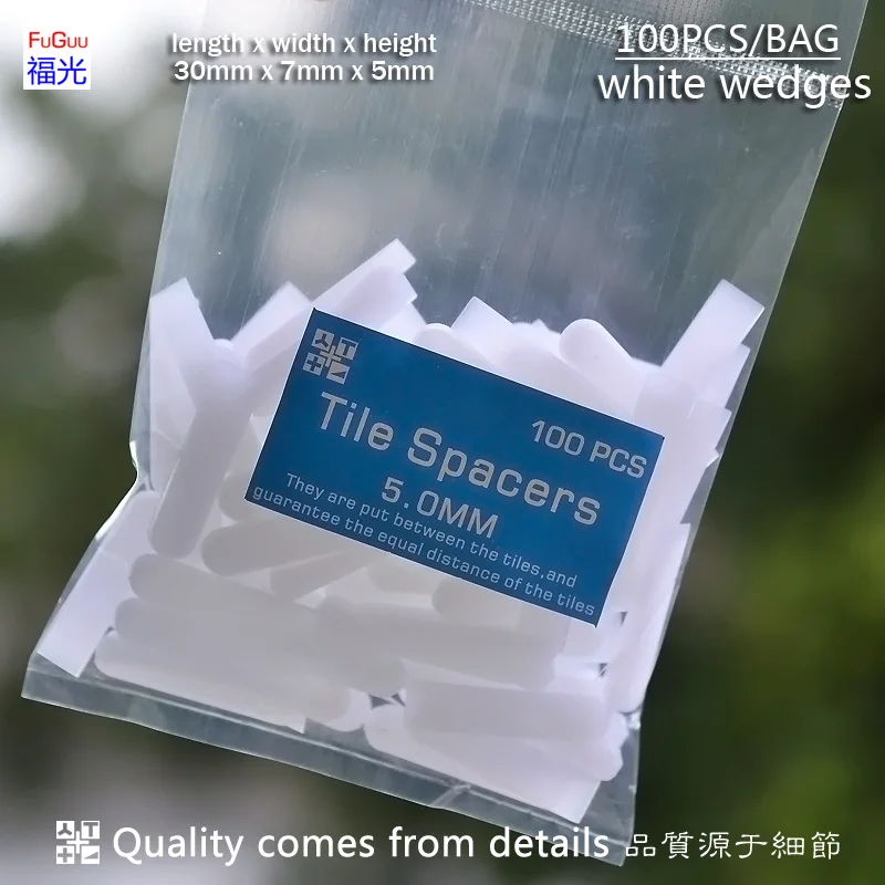 White Tile Wedges,Plastic Wedges,100pcs/bag - Buy Tile Wedges,Plastic ...