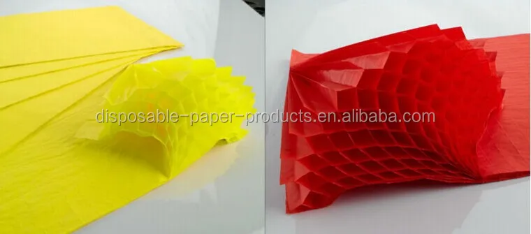 Arts And Crafts Supplies A4 Honeycomb Paper Orange Honeycomb Tissue ...