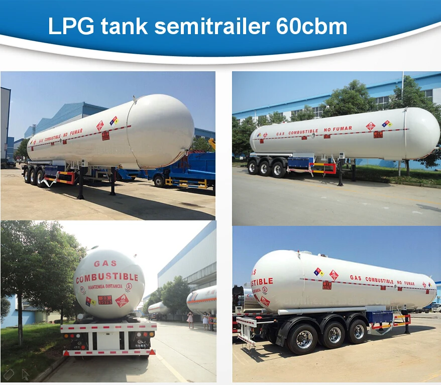 High Pressure Lpg Gas Cylinders Tanker Trailer 56000liters 14560 Gallon ...