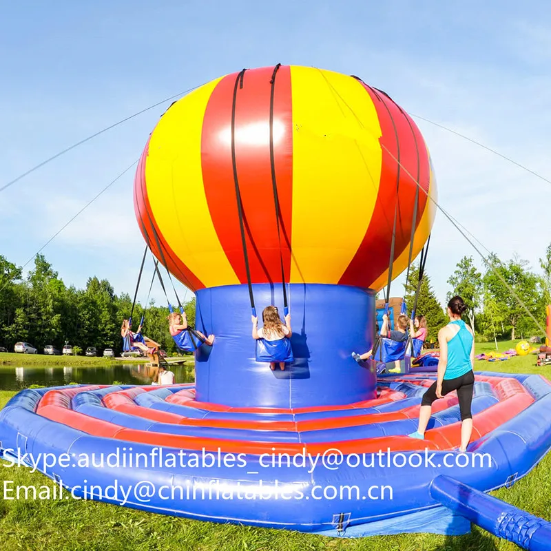 Durable Inflatable Sky Swing Tower - Fun for All Ages