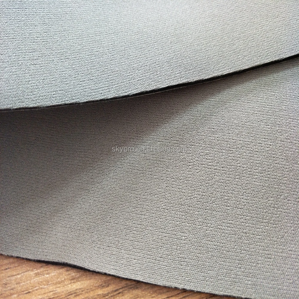 Soft Neoprene Rubber Material Laminated White Polyester Fabric - Buy ...