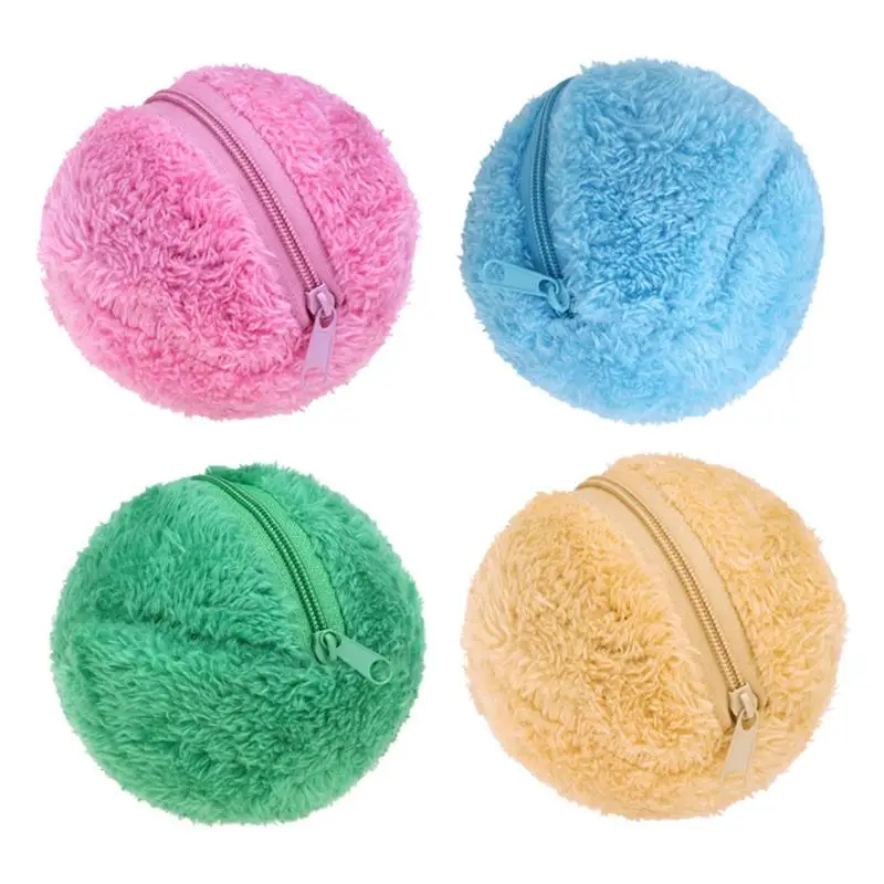 Mini Automatic Roll Ball Microfiber Vacuum Cleaner Floor Sweeper Mop ...