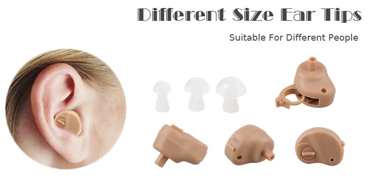 Invisible ITE Mini Ear Buds Deaf Medical Earphones Hearing Aids ...