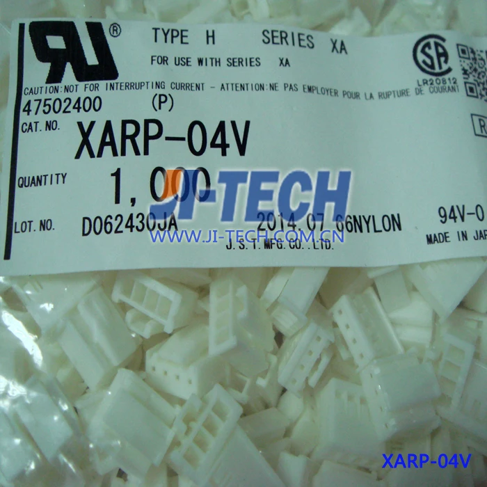 Jst 2.5mm Pitch Xa Series 4 Pin Wire Plug Connector Xarp-04v Plug Housing Wire To Board ...