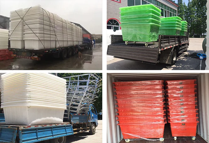 500l Plastic Laundry Trolley Trough By Rotomolding - Buy Rectangular ...