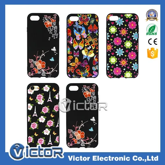 New Beautiful Design Mobile Phone Back Cover For Iphone 6s Print Flower ...