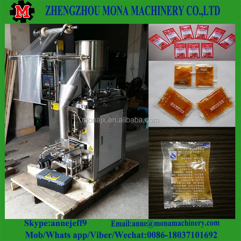 Automatic Salad Dressing Sealing Packing Machine With Stainless Steel ...
