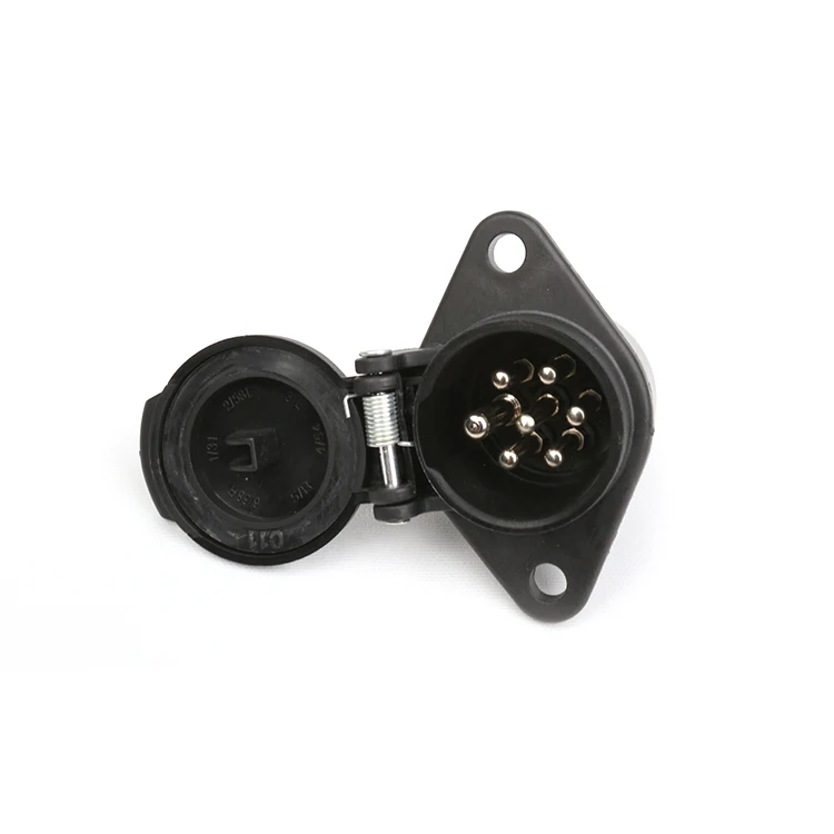 European Trailer Connector 24v N Type 7 Pin Socket With Nut - Buy ...