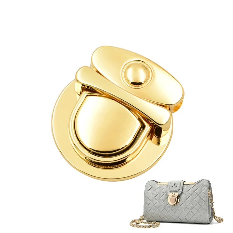 Briefcase Hardware Metal Push Lock For Handbag - Buy Metal Push Lock ...