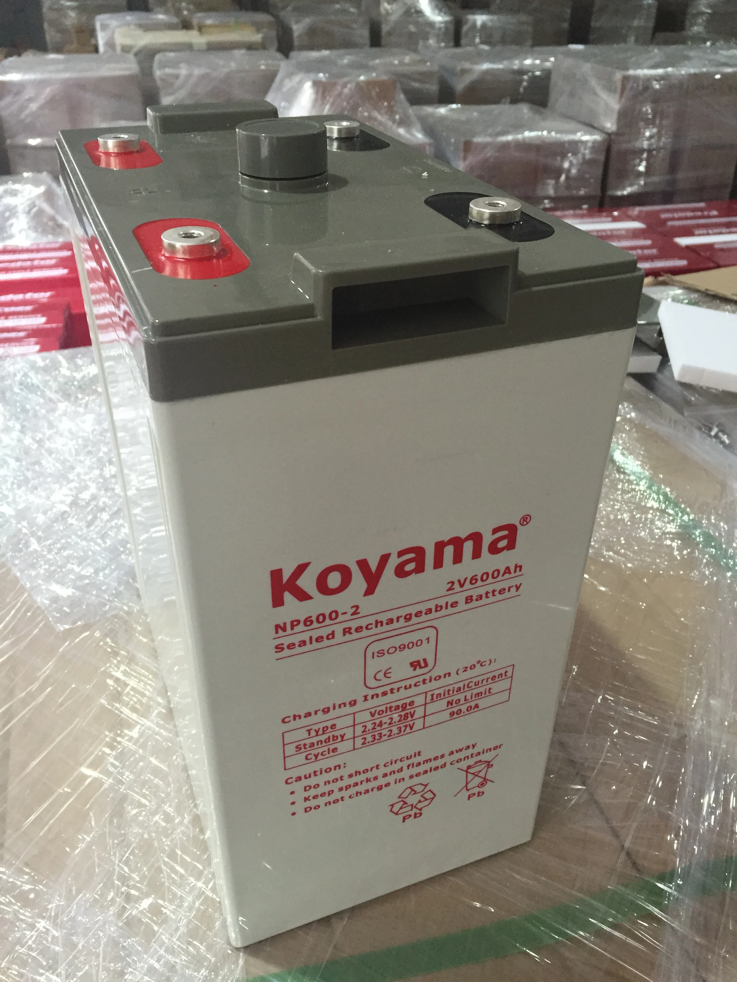 Superior Quality Inverter Battery 2V600ah Industrial Sealed Lead Acid ...