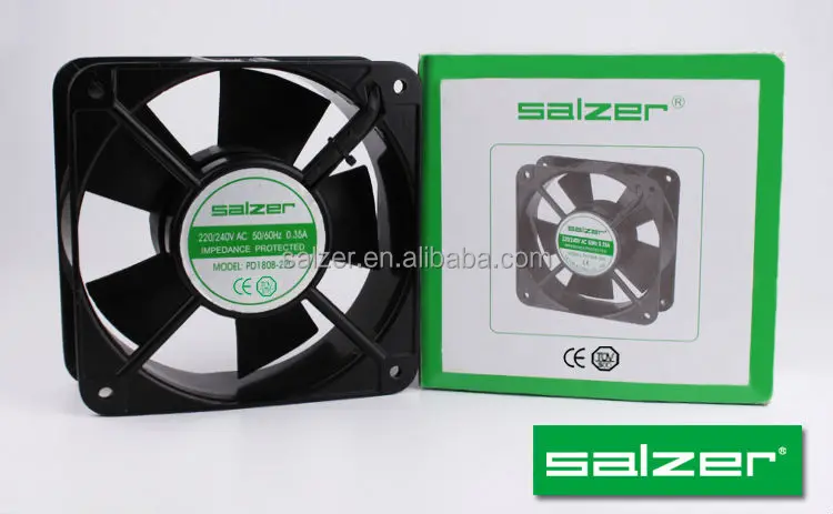 Salzer Pd180b-220 Ac Industrial Axial Flow Fan Ventilation Motor Fan ...