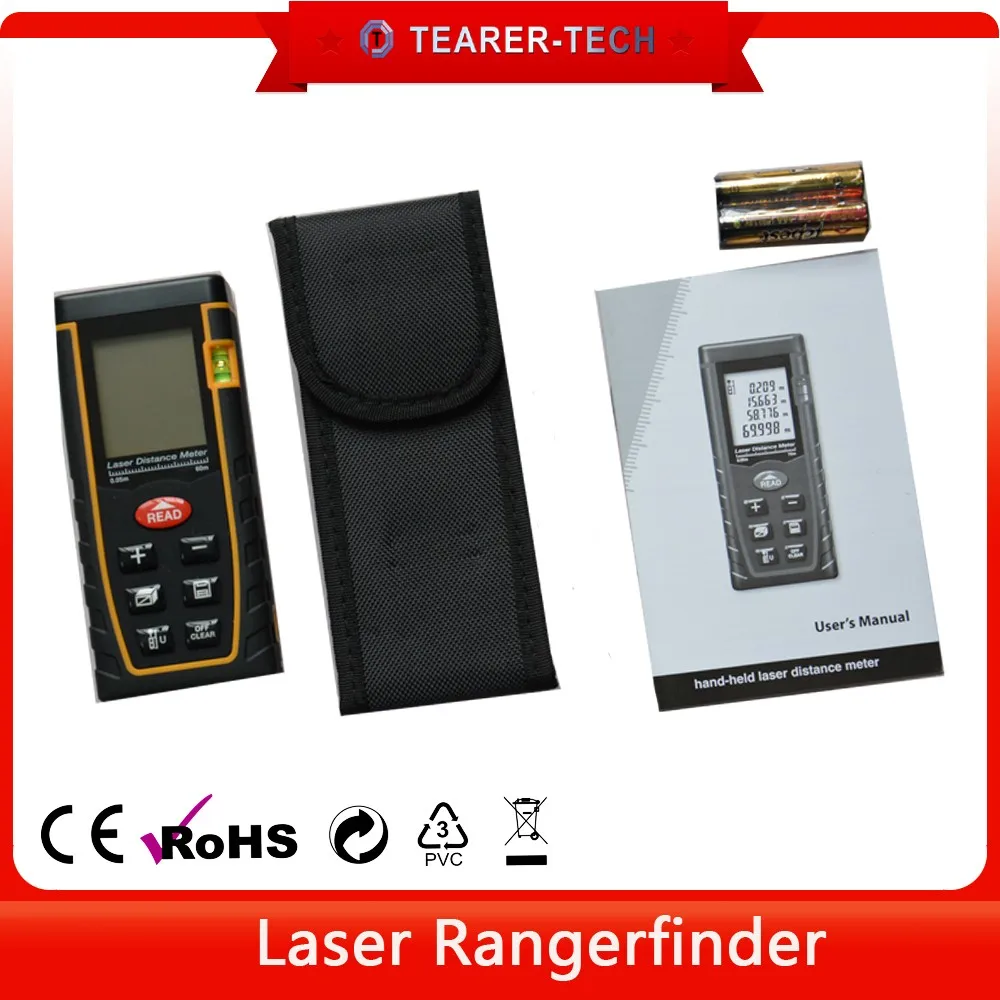 High Quality Handheld Distometer /digital Laser Distance Device Tl-t60 ...