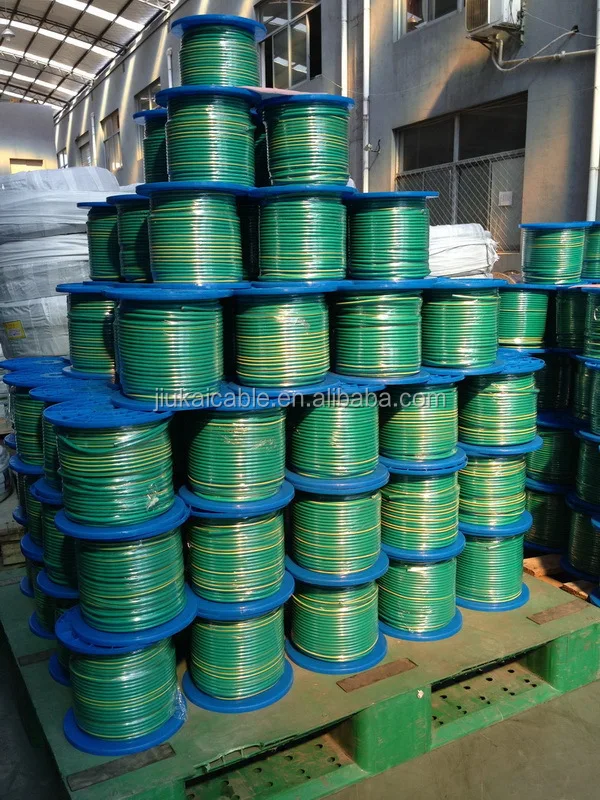 4mm Green Yellow Ground Wire/yellow Green Ground Cable/green Yellow ...