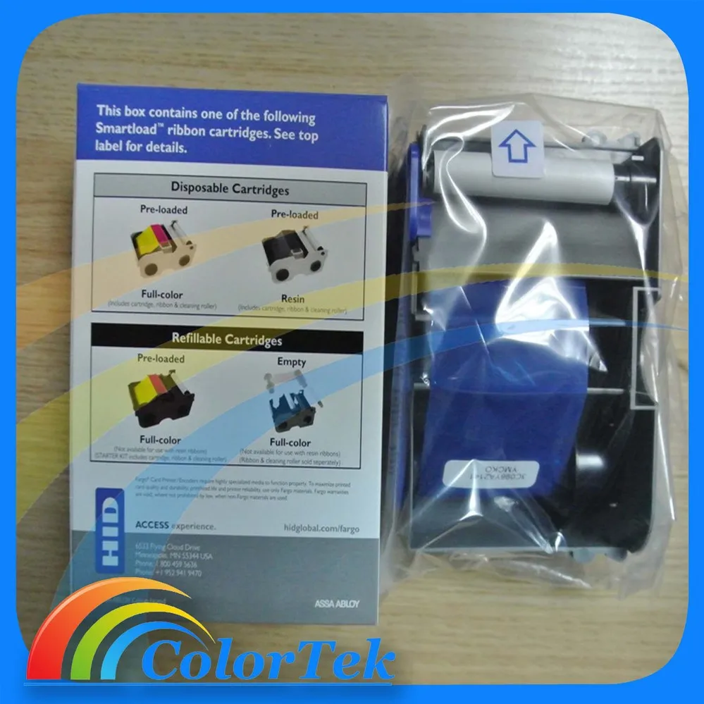 045000 Card Ribbon For Fargo Dtc1000 Ribbon. Original 45000 Ymcko Fargo ...