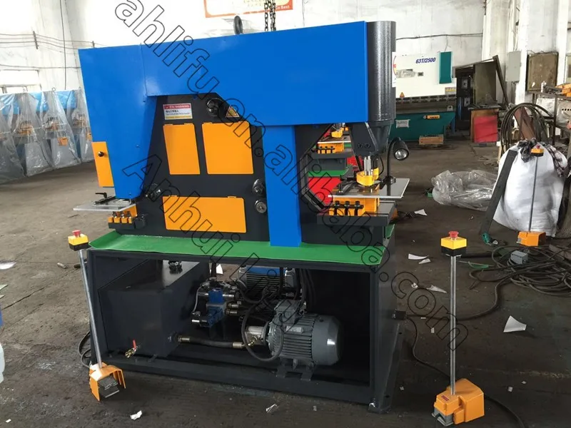 High Quality Iron Workers,hydraulic Ironworker with Pipe Notcher for ...