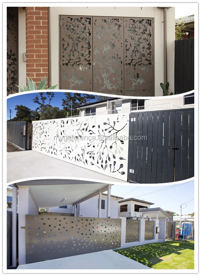 Simple Indian Custom Farm Laser Cut Weave Gate Design,Driveway Gate ...