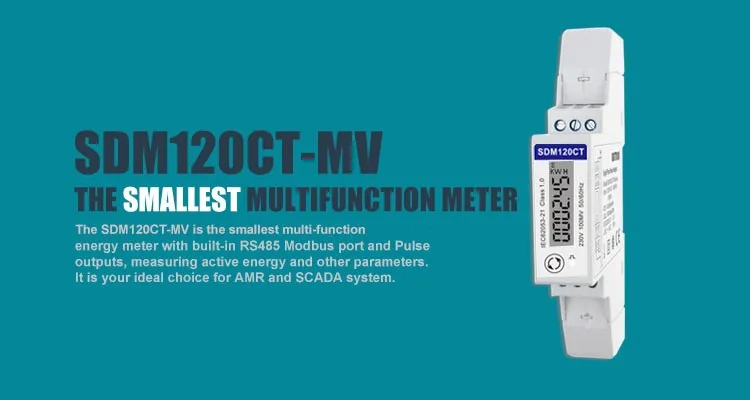 SDM120CT-MV Energy Meter - Precision Single Phase Measurement