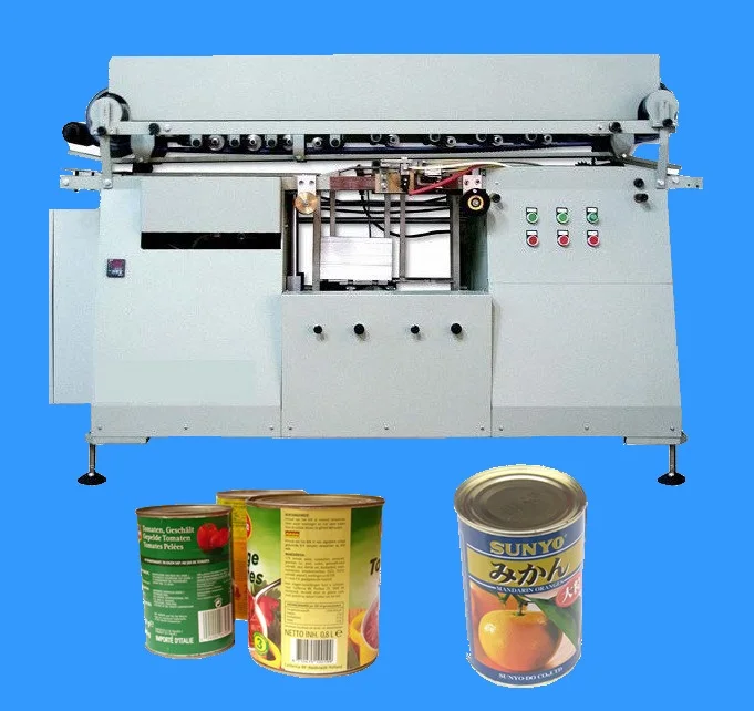 High Speed Automatic Metal Can Labeling Machine for Food & Beverage