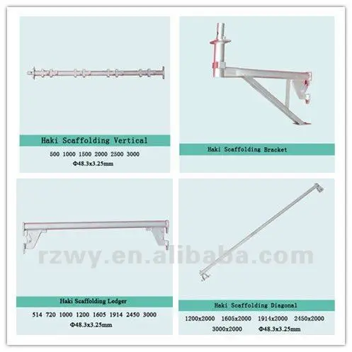 Northern Europe Durable Haki Scaffold System For Steel Scaffolding ...