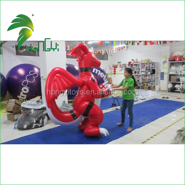 Customizable Inflatable Red Dragon Suit - Fun & Durability