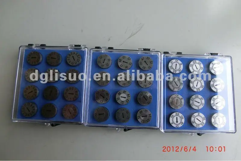 Double Date Stamp For Injection Mold - Buy Date Stamp With Day,Date ...