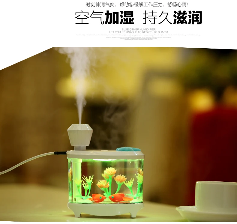 New Arrival Upgrade Version Mini Fish Tank Humidifier Usb Anion ...