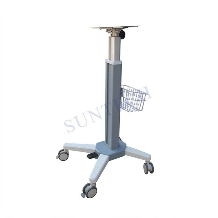 Hospital Trolley Patient Monitor Roll Stand For Medical Devices ...