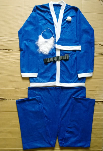 Blue Santa Claus Costume - Buy Blue Santa Claus Costume Product on ...
