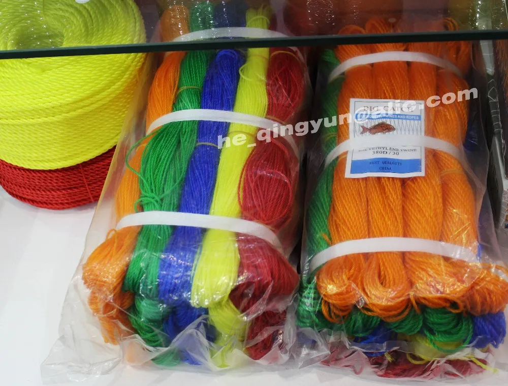 Colorful All Sizes 210D/12 Nylon Fishing Twines & 380D PE