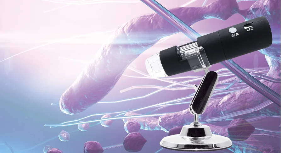 1000x Magnification Microscope,2mp 1080p Wifi Electronic Digital ...