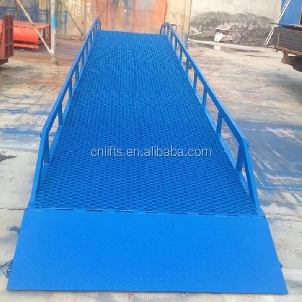 CE Container Load Ramp Truck Unloading Equipment Mobile Yard Ramp