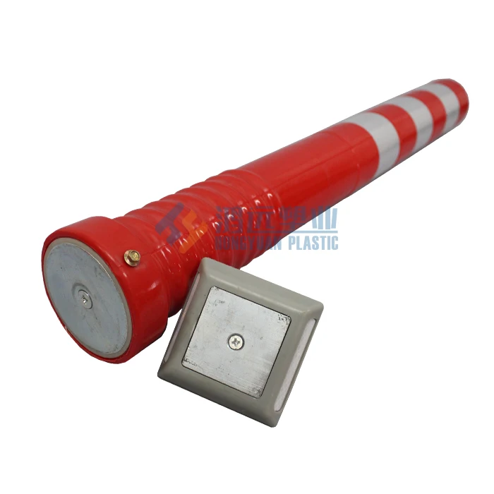 Strong Magnetic Base With Tpu Post Warning Post - Buy Flexible ...