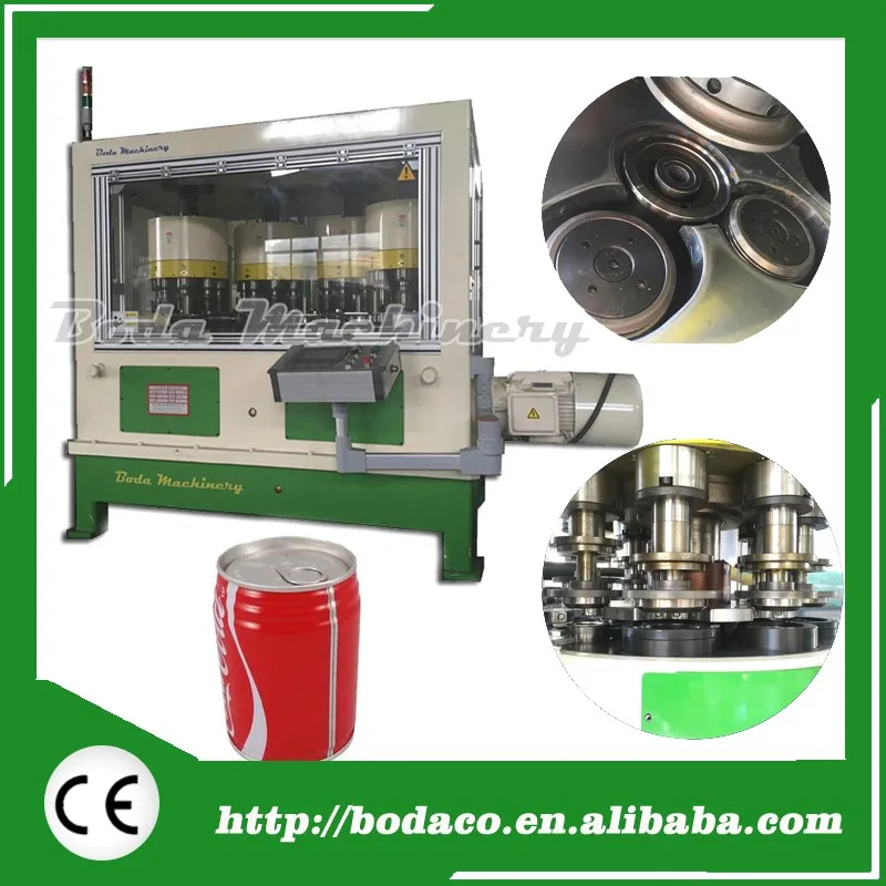 Triple Necking Flanging Can Making Combination Machine For Beverage ...