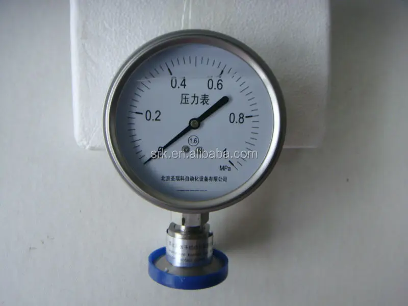 All Stainless Steel Diaphragm Pressure Manometer - Buy Diaphragm ...