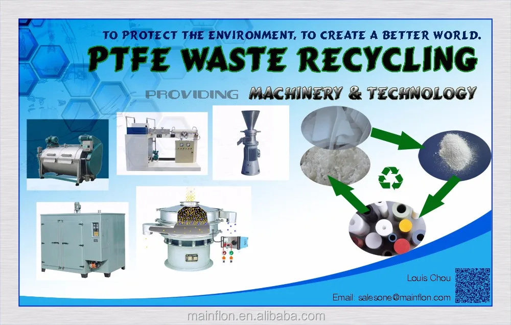 Ptfe Scrap Recycling Machinery (recycle Line) - Buy Ptfe Scrap ...