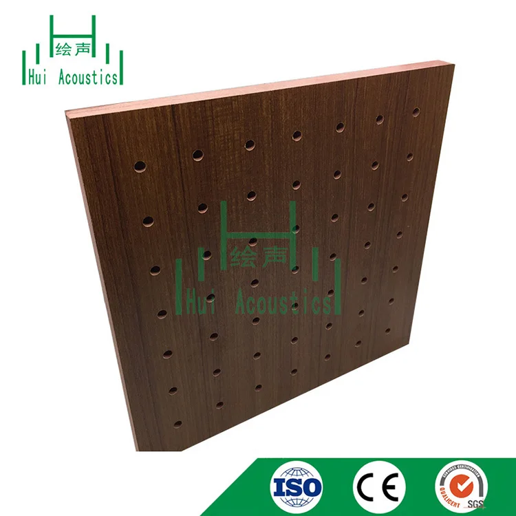 Interior MDF Perforated Acoustic Panels - Sound Absorption