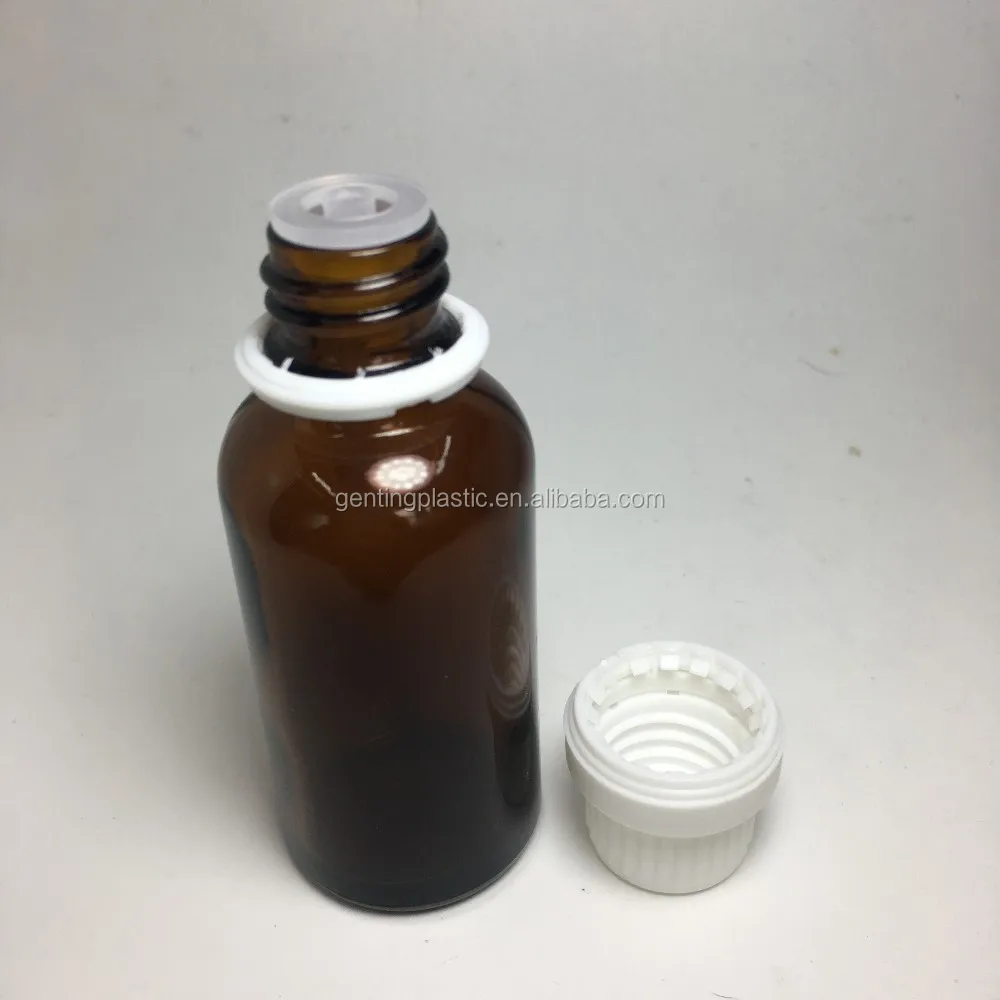 18mm White Tamper Proof Bottle Cap - Non Spill Dispensing