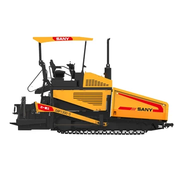 Sany Ssp100c-6 Used Asphalt Paver With 10m Paving Width - Buy Poclain ...