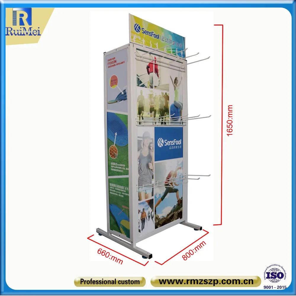 New Design Customized Floor Stand Metal Flip Flop Display Rack - Buy ...