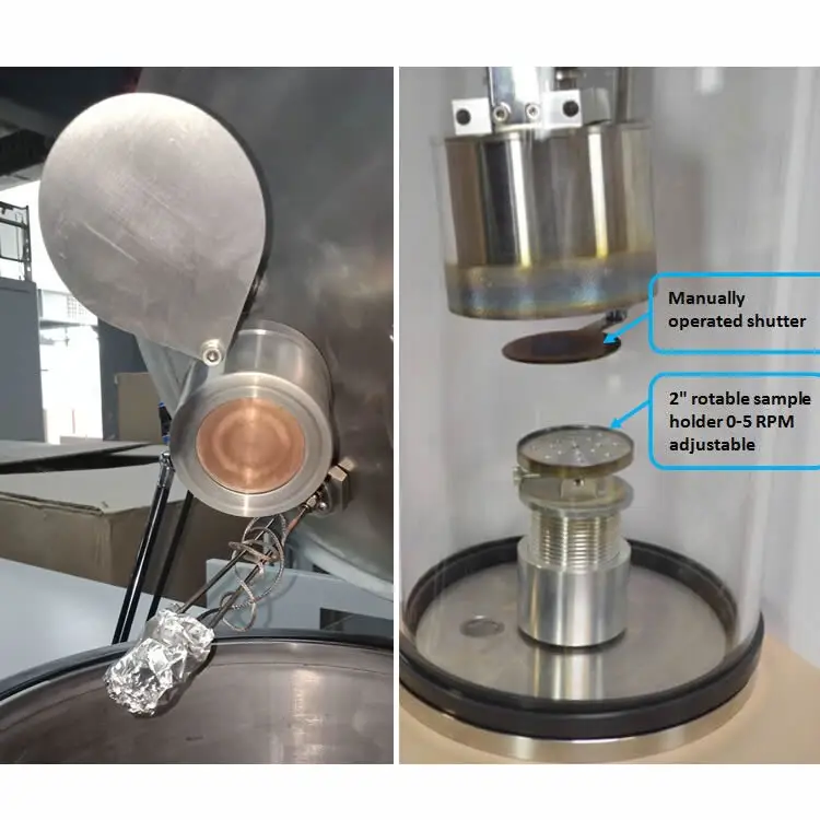PVD Coating Machine - Lab Small Magnetron Plasma Sputtering Coater