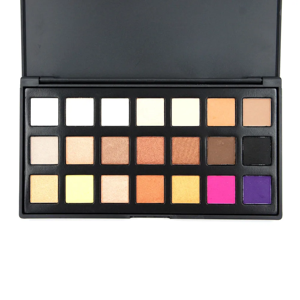 21 Colors Makeup Private Label Square Shape Matte Shimmer Glitter ...