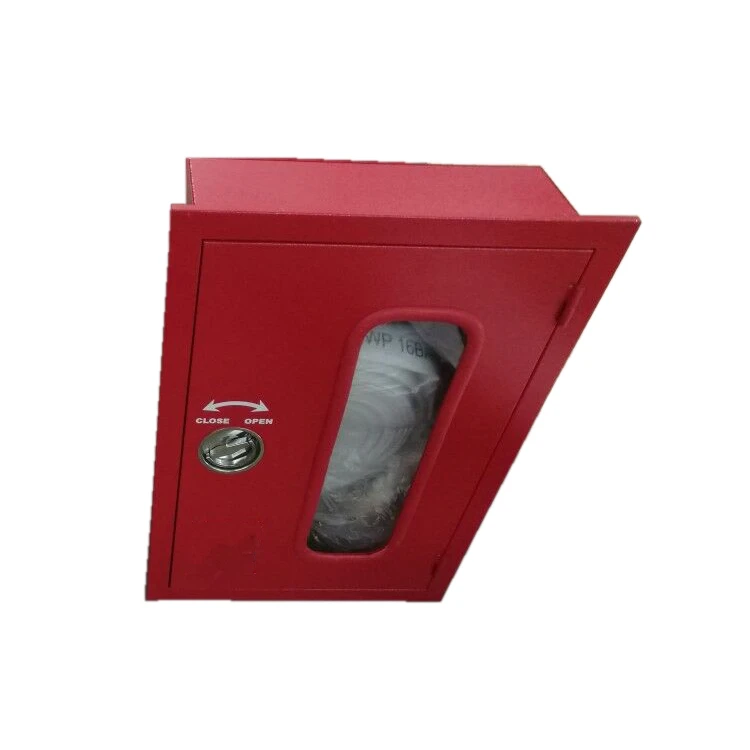 1.5x30m Recessed Type Thin Fire Hose Cabinet With Spray Nozzle Fire ...