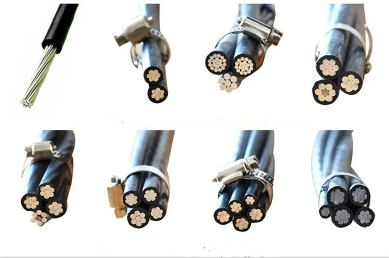 0.6 / 1kv 11kv,33kv Xlpe / Pe Insulated Overhead Electric Transmission ...