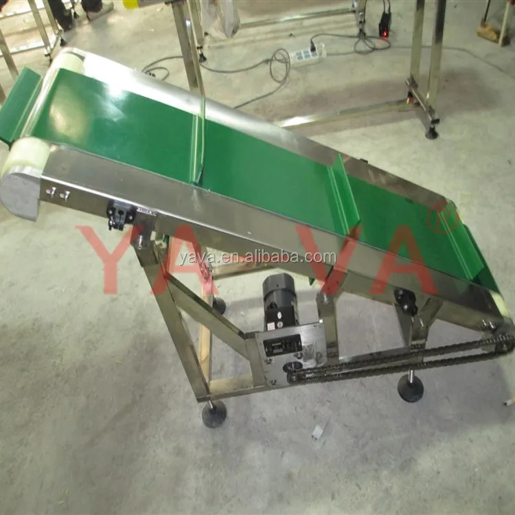 45 Degree Adjustable Tilt Belt Conveyor for Material Handling