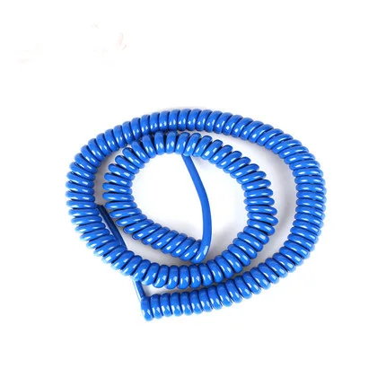 Low Voltage Flexible Retractable Spiral Spring Coiled Cable