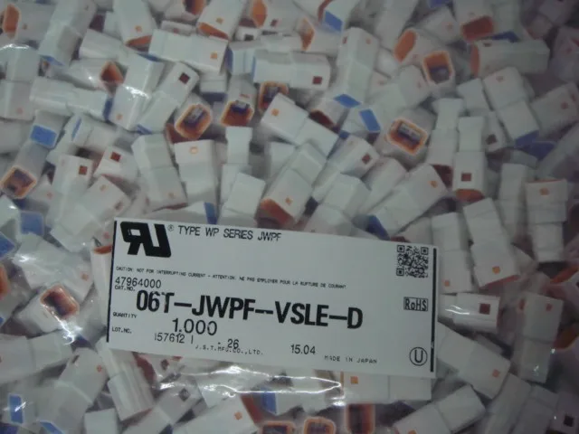 Jst 2.0mm Pitch 6 Pin Jwpf Series Connector 06t-jwpf-vsle-d Waterproof ...