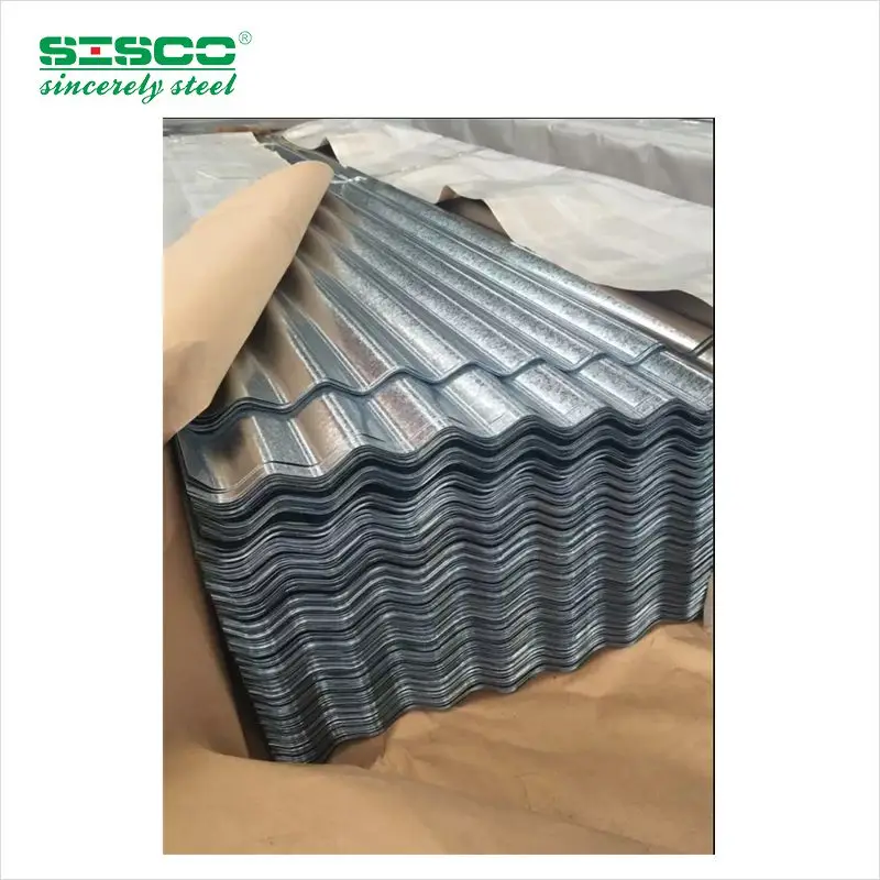 GB Standard Z100-Z275 Corrugated Galvanized Steel Roof Panels