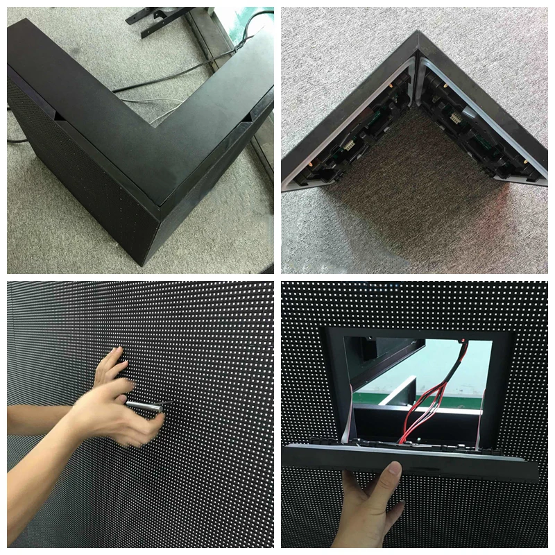 Right Angle Led Display Indoor Outdoor 90 Degrees Led Wall Full Color ...