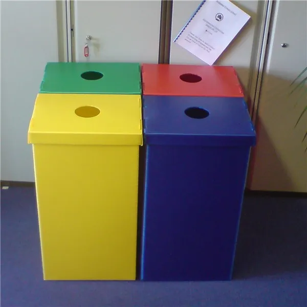 Recycle with Style - Corflute Trash Cans by PP Corrugated Plastic